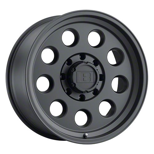 Level 8 Wheels Silverado 1500 Hauler Matte Black 6-Lug Wheel; 18x9; 0mm ...