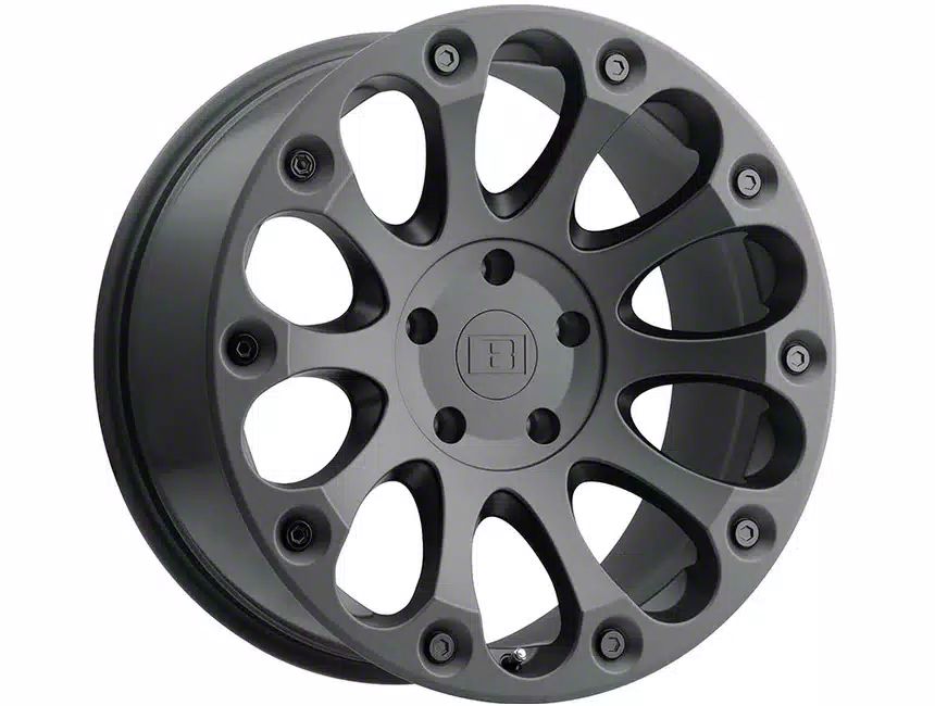 Level 8 Wheels RAM 1500 Impact Matte Black 5-Lug Wheel; 17x8.5; -6mm ...