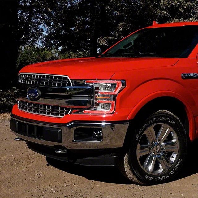 Lighting Trendz F-150 RGBW Projector Headlight Halo Kit with Bluetooth ...