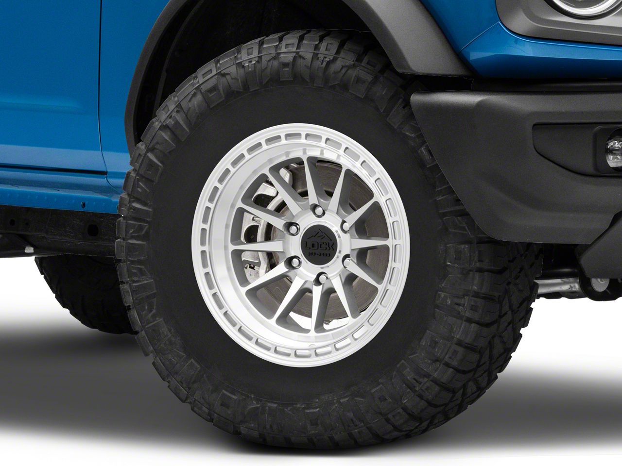 Lock Off-Road F-150 Baja Machining with Clear Coat 6-Lug Wheel; 17x9 ...