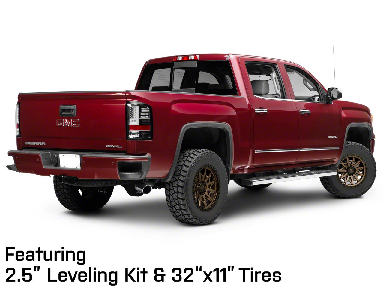 Lock Off-Road Sierra 1500 Lunatic Matte Bronze with Matte Black Ring 6 ...