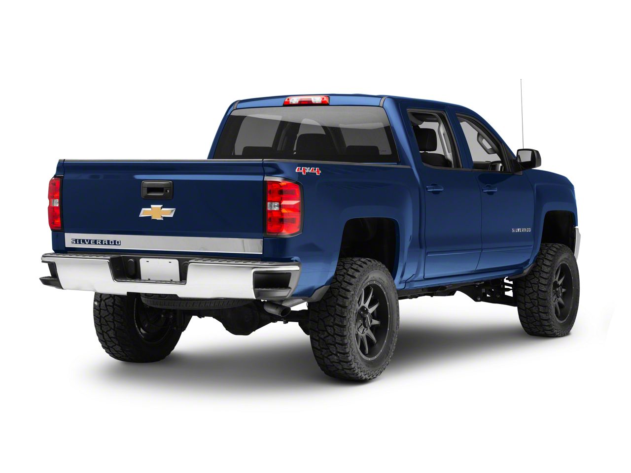 Silverado 1500 Lower Tailgate Trim; Stainless Steel (14-18 Silverado 1500)