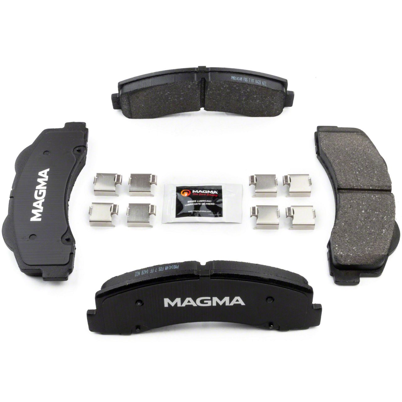 Magma Brakes F-150 Premium Semi-Metallic Brake Pads; Front Pair ...
