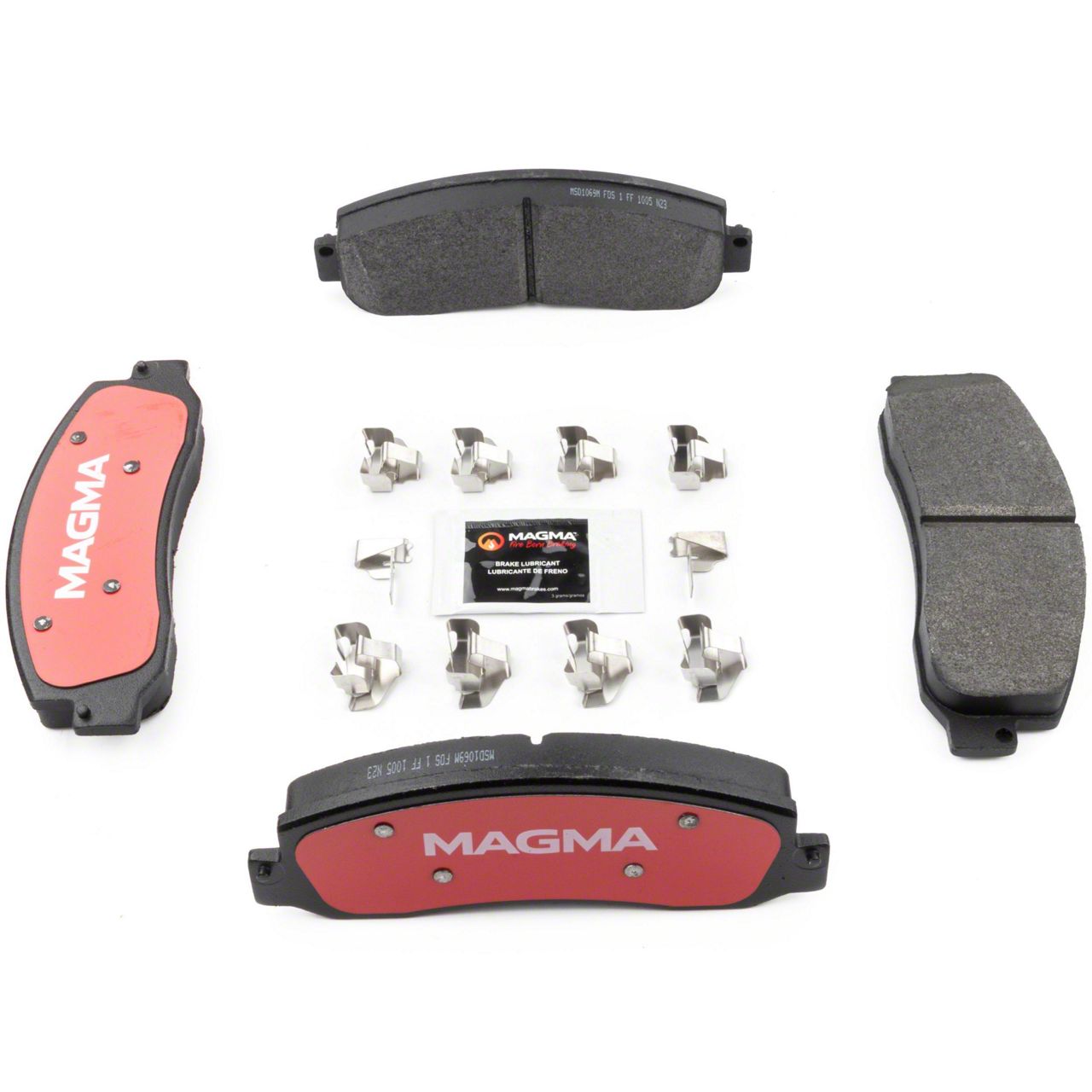 Magma Brakes F-250 Super Duty Severe Duty Semi-Metallic Brake Pads ...