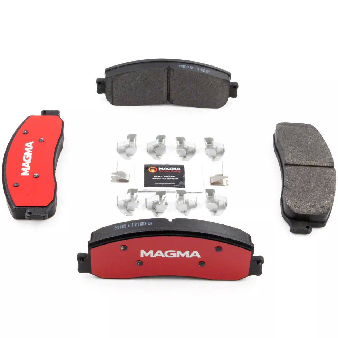 Magma Brakes F-250 Super Duty Severe Duty Semi-Metallic Brake Pads ...