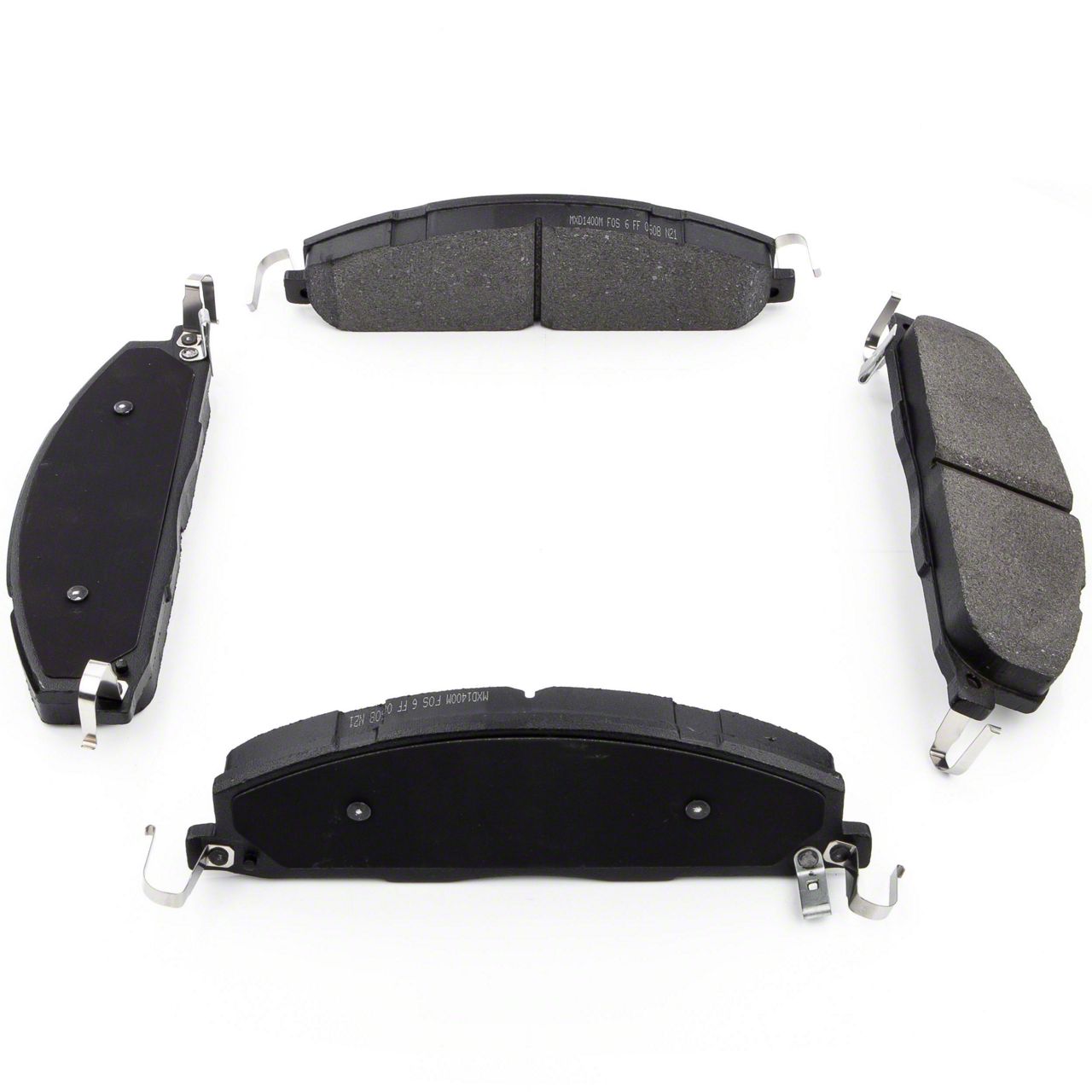 Magma Brakes RAM 1500 MaxValue Semi-Metallic Brake Pads; Rear Pair ...