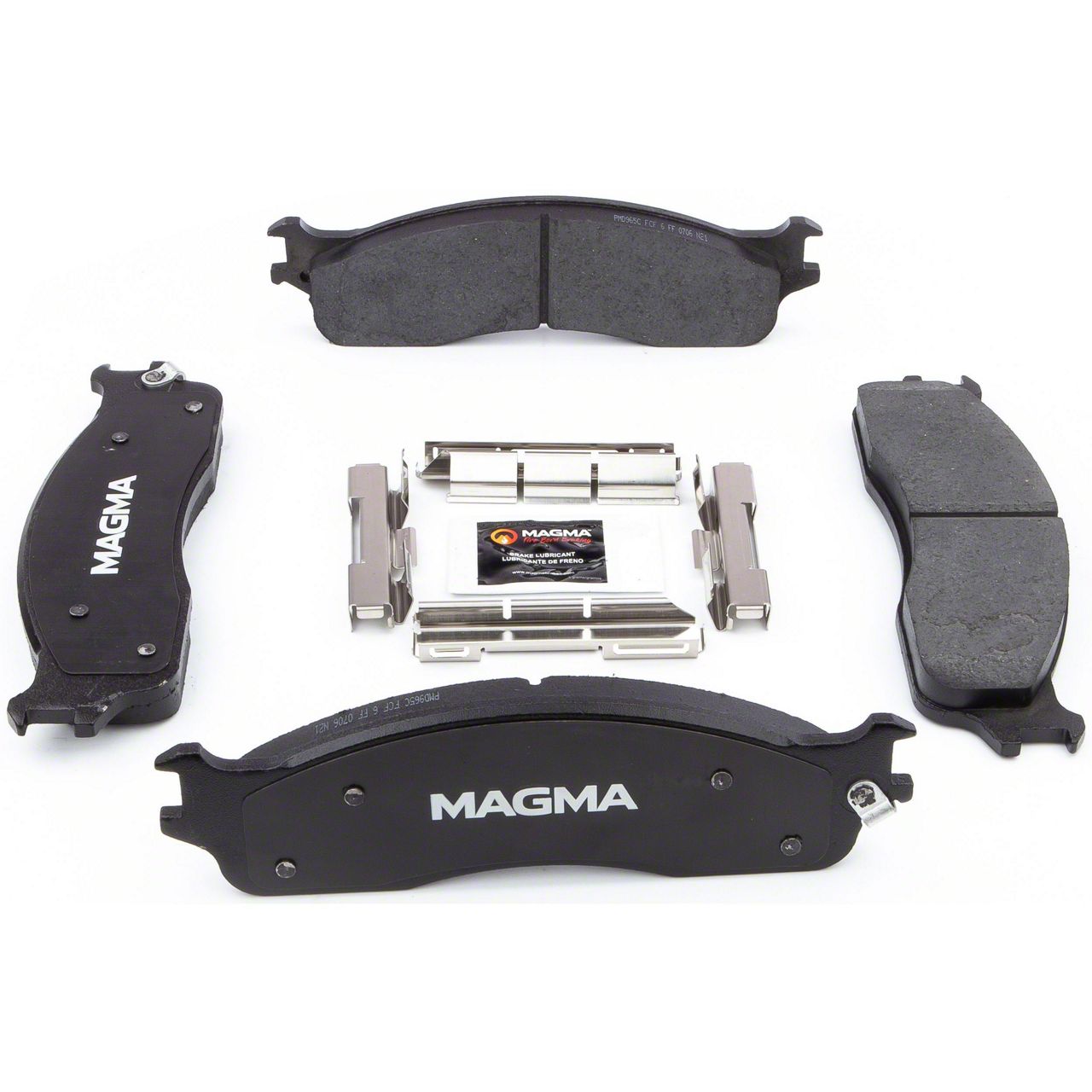 Magma Brakes RAM 1500 Premium Ceramic Brake Pads; Front Pair PMD965C ...