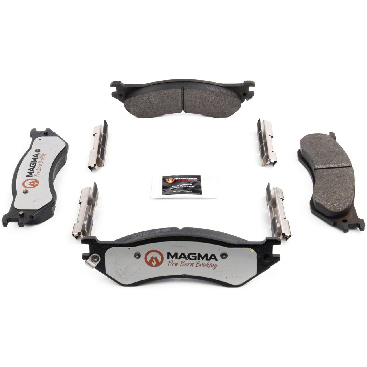 Magma Brakes RAM 1500 Pro-Series Semi-Metallic Brake Pads; Front Pair ...