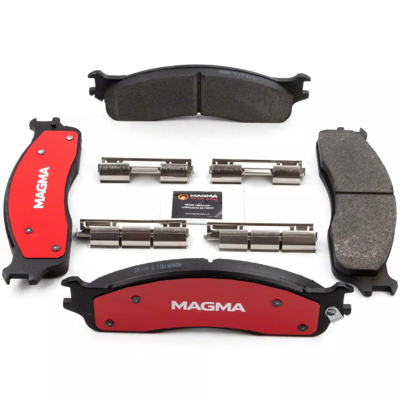 Magma Brakes RAM 1500 Severe Duty Semi-Metallic Brake Pads; Front Pair ...