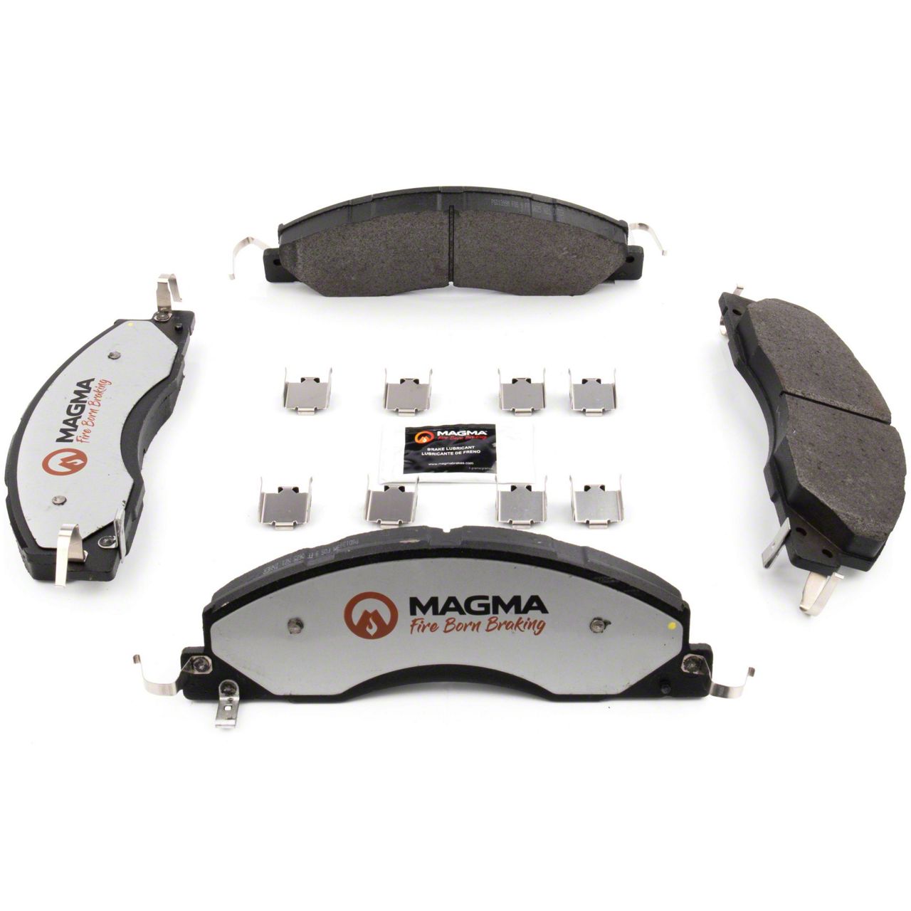 Magma Brakes RAM 3500 Pro-Series Semi-Metallic Brake Pads; Front Pair ...