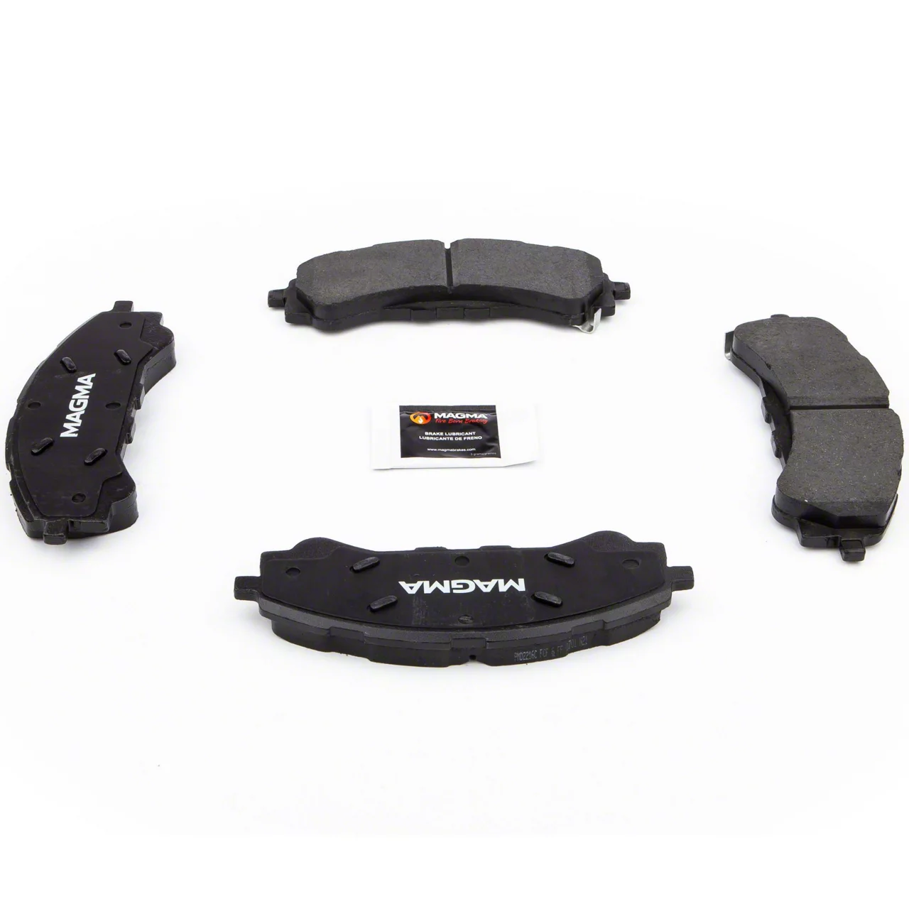 Magma Brakes Ranger Premium Ceramic Brake Pads; Front Pair PMD2216C (19 ...