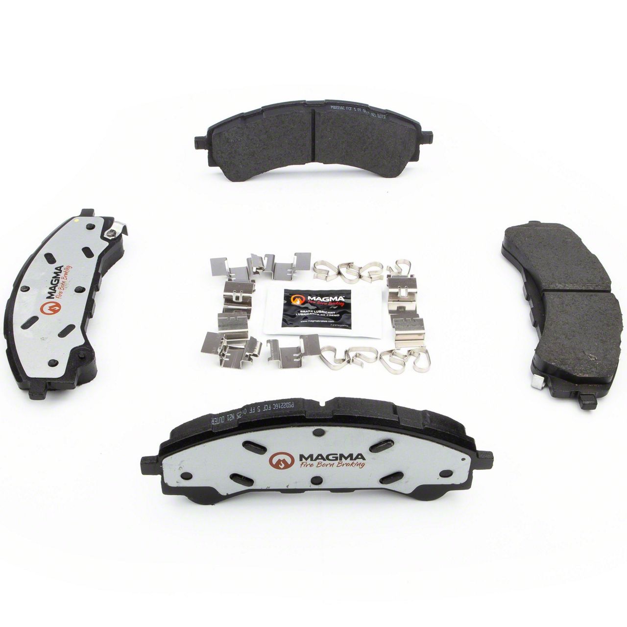 Magma Brakes Ranger Pro-Series Ceramic Brake Pads; Front Pair PSD2216C ...