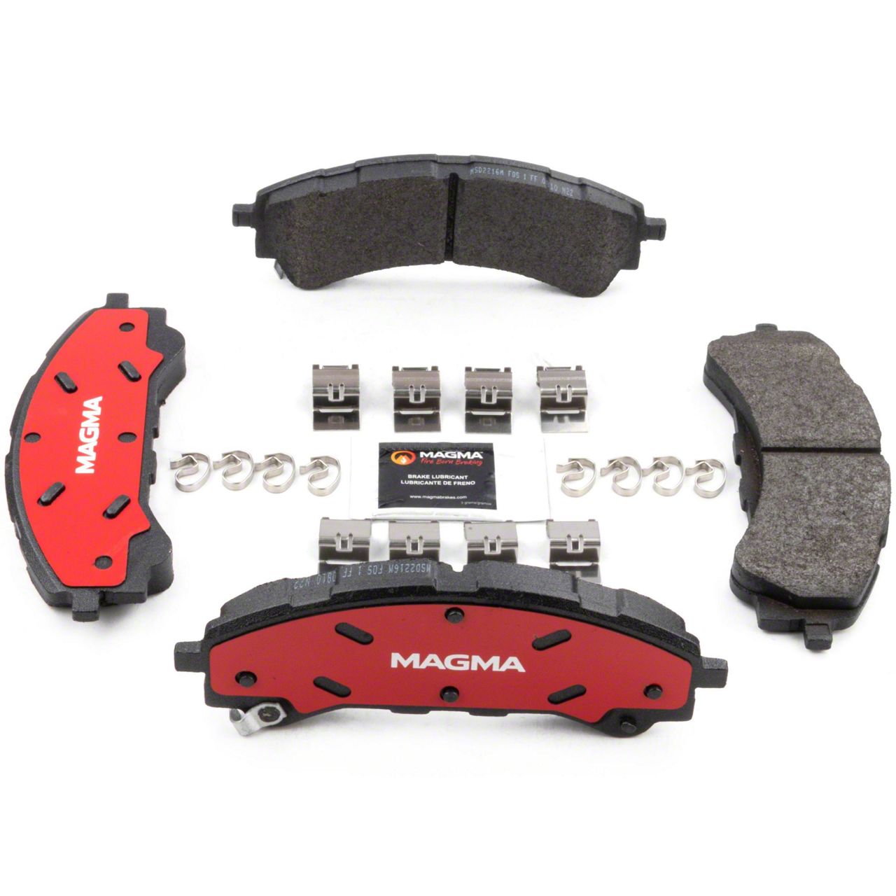 Magma Brakes Ranger Severe Duty Semi-Metallic Brake Pads; Front Pair ...