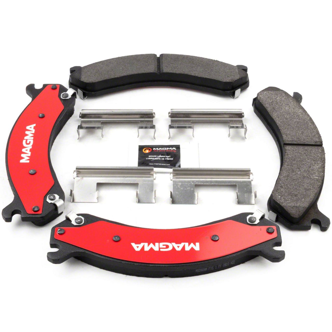 Magma Brakes Sierra 2500 Severe Duty Semi-Metallic Brake Pads; Rear ...