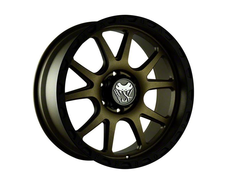 Mamba Offroad Wheels Canyon M27 Matte Bronze with Black Lip 6-Lug Wheel ...