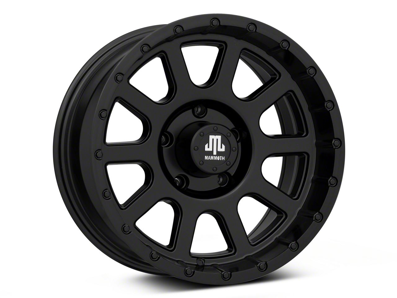 RAM 1500 17x9 Mammoth 10 Hole Wheel & 33in Falken All-Terrain Wildpeak ...