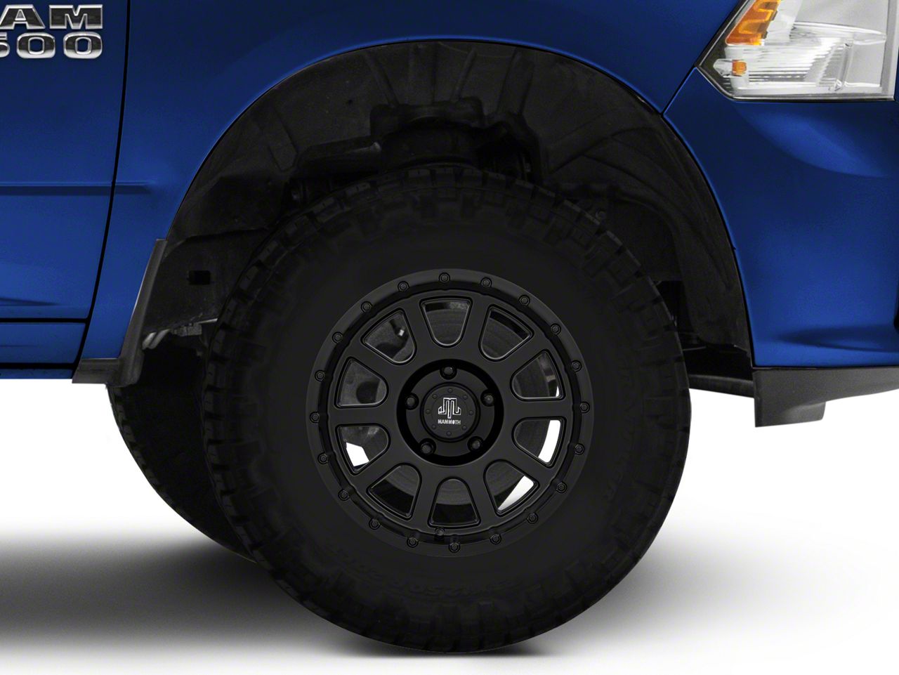 RAM 1500 17x9 Mammoth 10 Hole Wheel & 33in Falken All-Terrain Wildpeak ...
