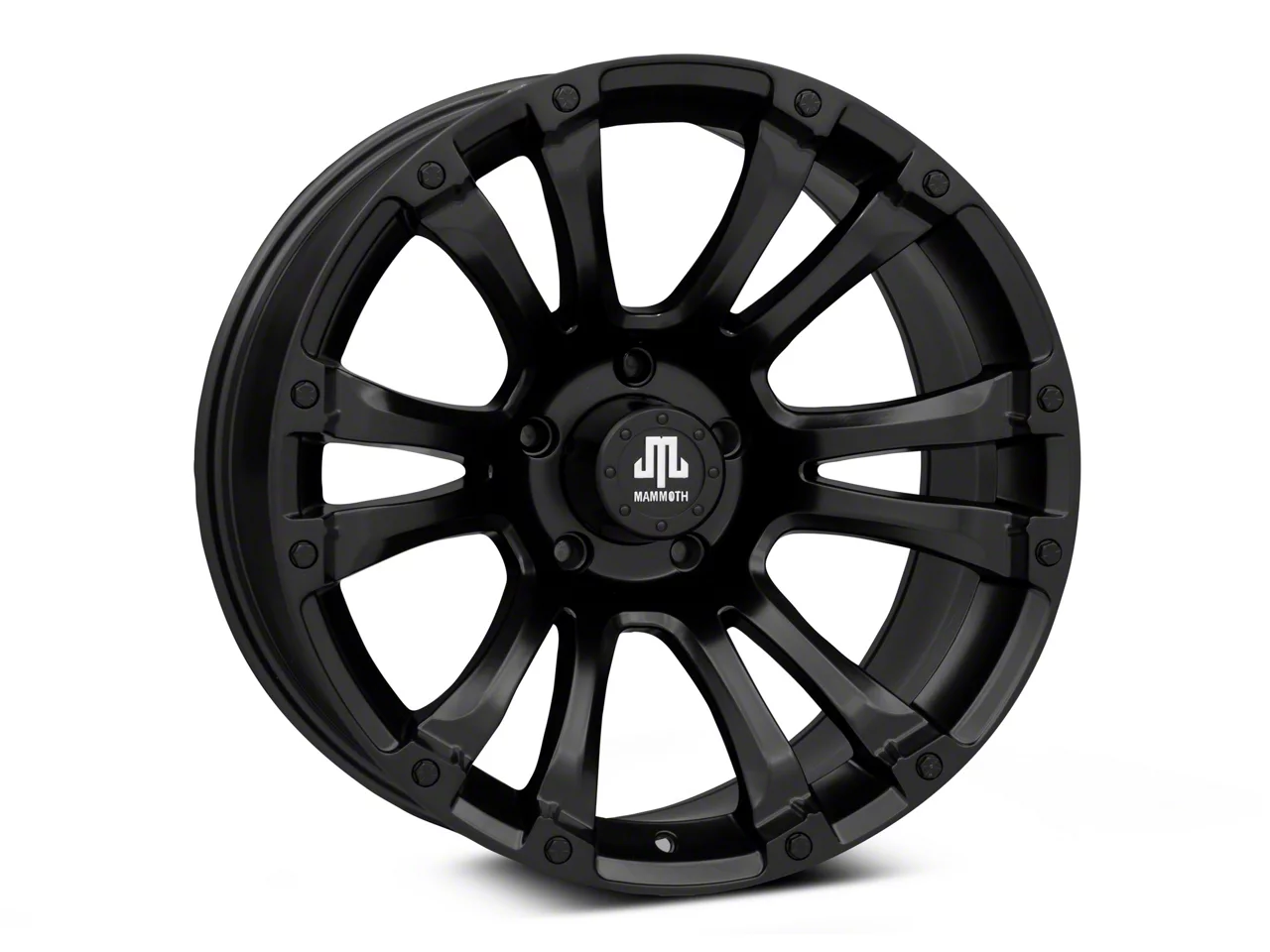 Mammoth RAM 1500 Madness Matte Black 6-Lug Wheel; 20x10; -18mm Offset ...