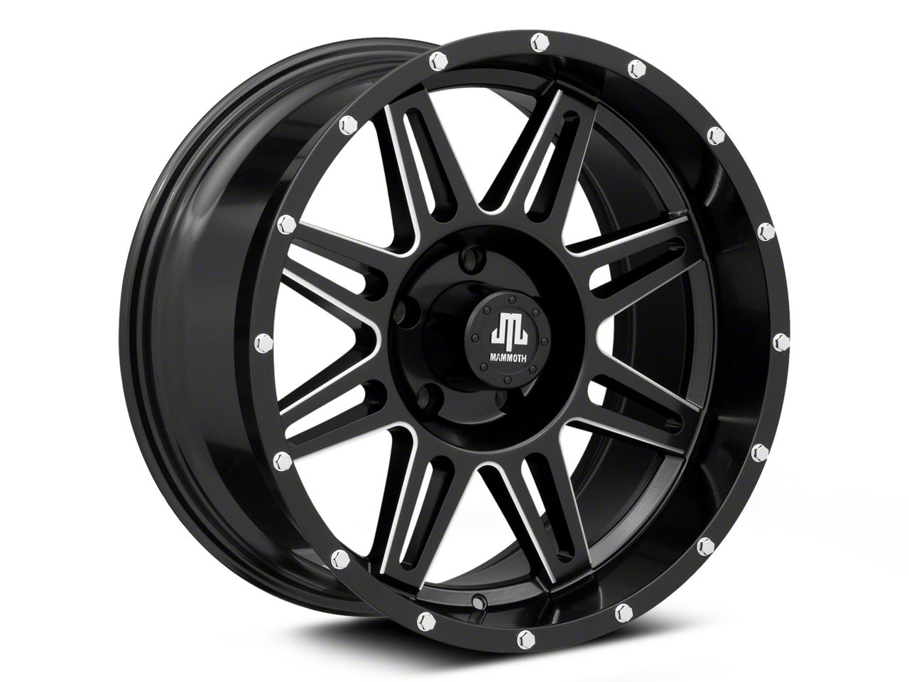 Mammoth RAM 1500 TR8 Satin Black 5-Lug Wheel; 20x10; -12mm Offset ...