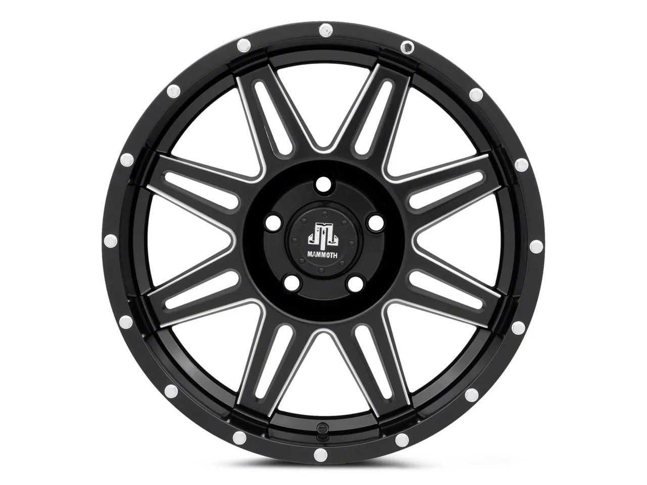 Mammoth RAM 1500 TR8 Satin Black 5-Lug Wheel; 20x10; -12mm Offset ...