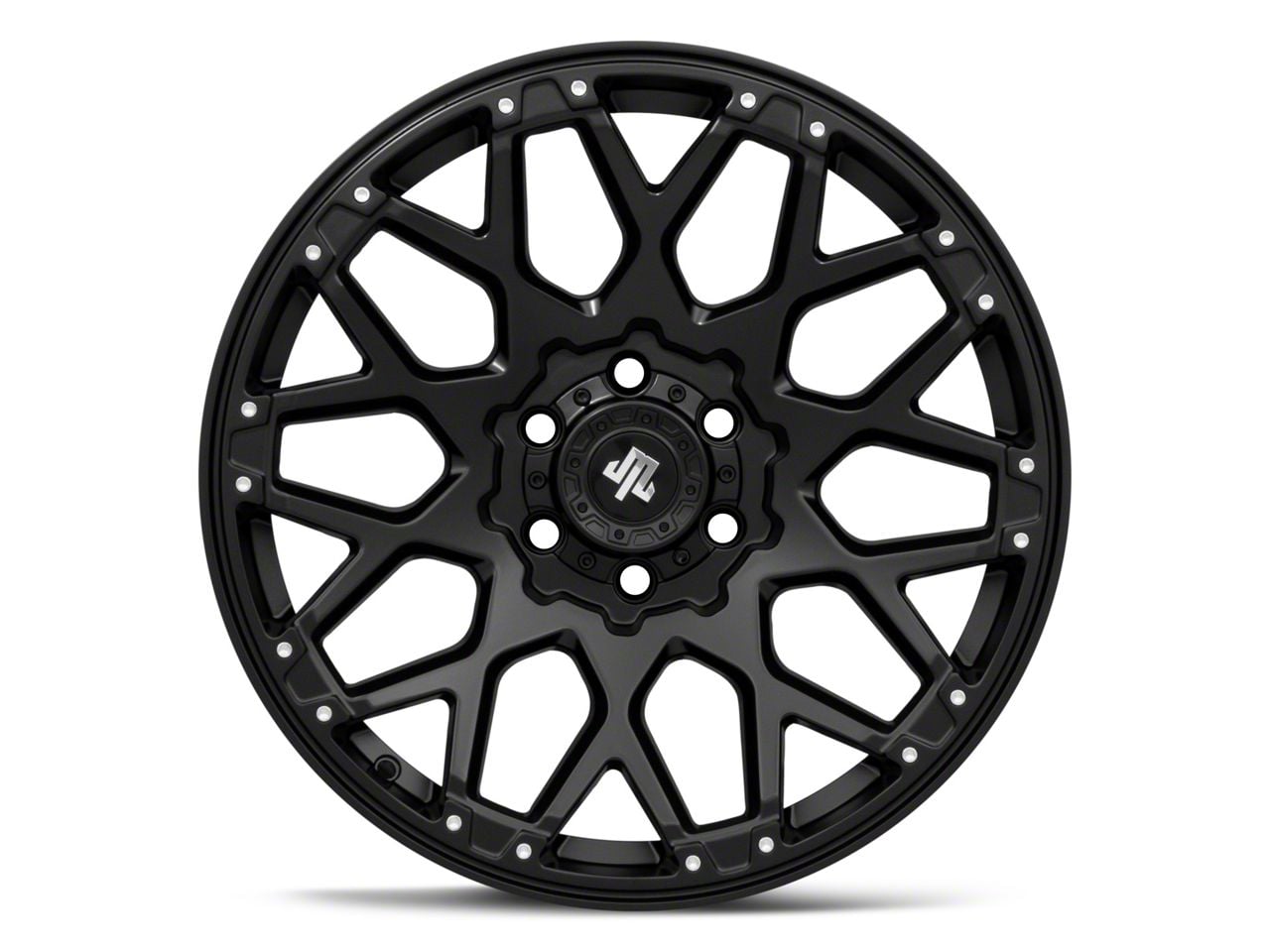 Mammoth RAM 1500 Vex Satin Black Machined 6-Lug Wheel; 20x9; -6mm ...