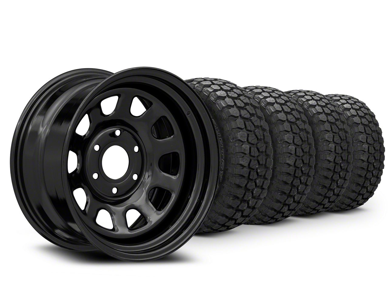 Silverado 1500 17x9 Mammoth D Window & 33in Ironman Mud-Terrain All ...