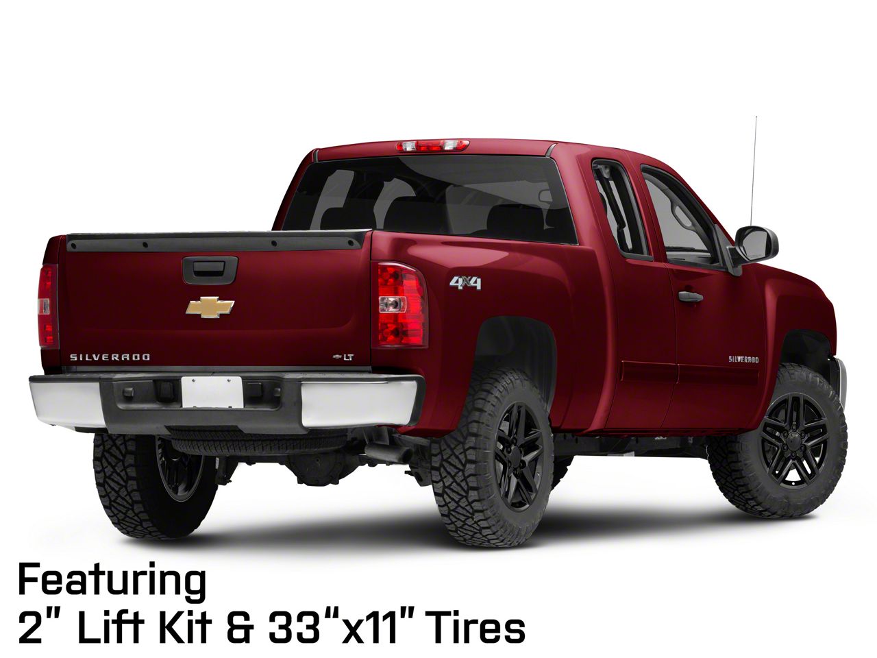 Mammoth Silverado 1500 Trail Boss Style Black 6-Lug Wheel; 18x8.5; 26mm ...
