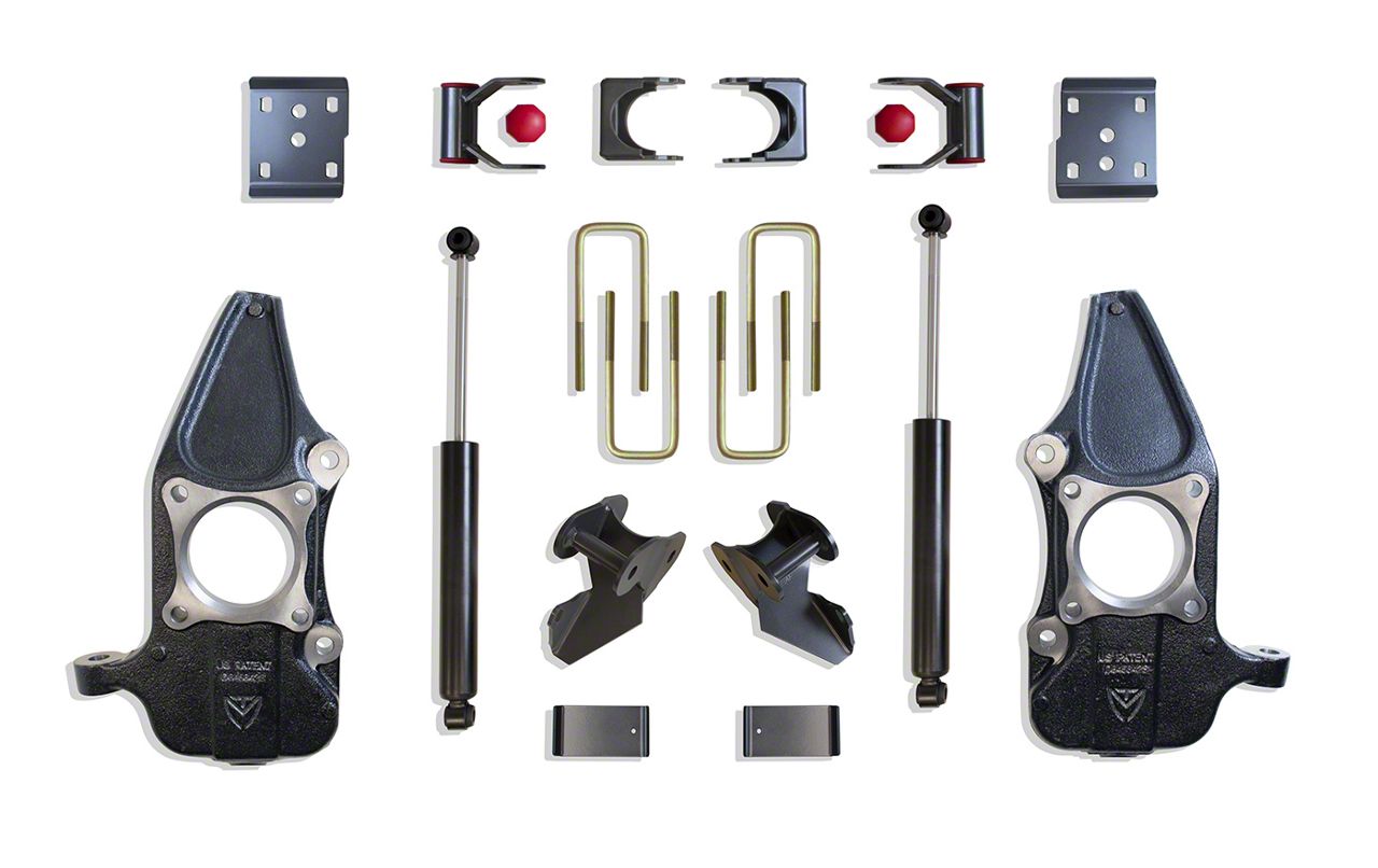 Max Trac F-150 Lowering Kit with Drop Spindles, Struts and Shocks; 3 ...