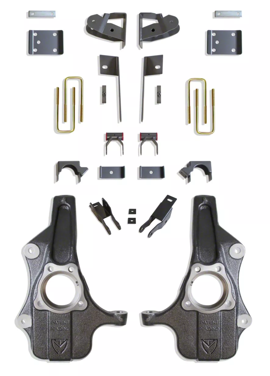 Max Trac Sierra 1500 Lowering Kit; 2-Inch Front / 4-Inch Rear ...