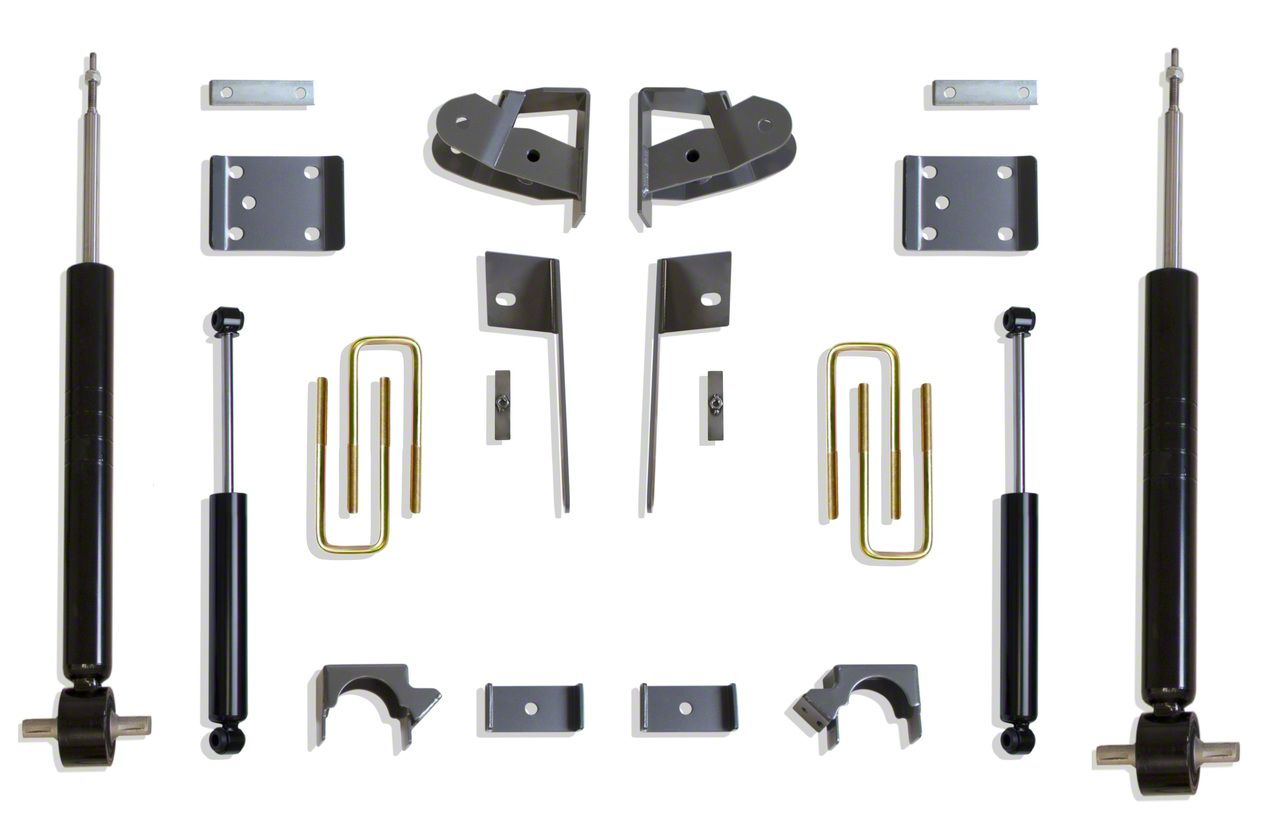 Max Trac Silverado 1500 Strut Lowering Kit; 3-Inch Front / 5-Inch Rear ...