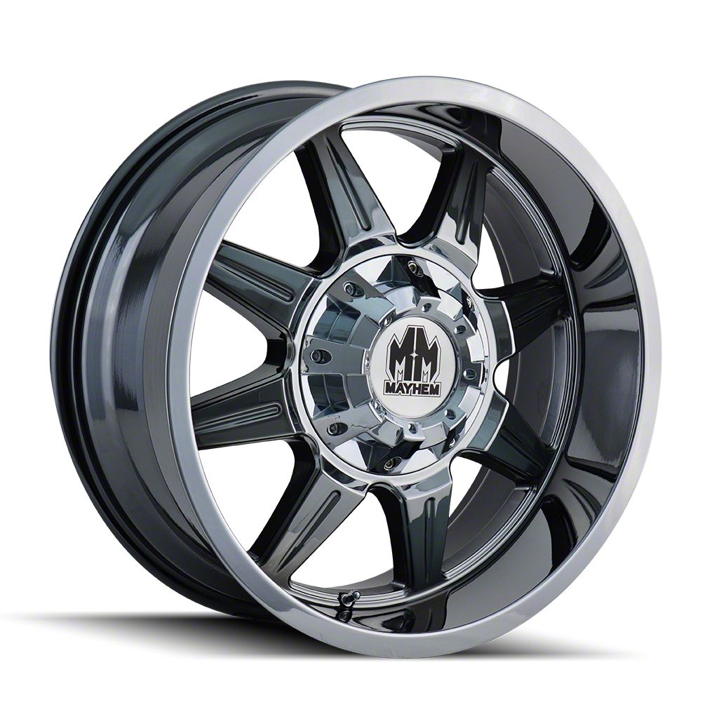 Mayhem Wheels Sierra 1500 Monstir Chrome 6-Lug Wheel; 22x10; -19mm ...
