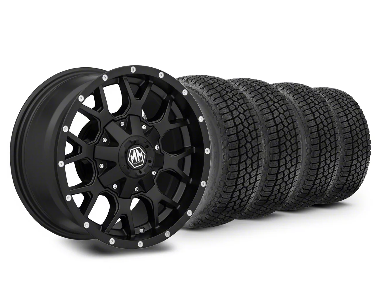 F-150 17x9 Mayhem Warrior Wheel & 33in Milestar All-Terrain Patagonia ...