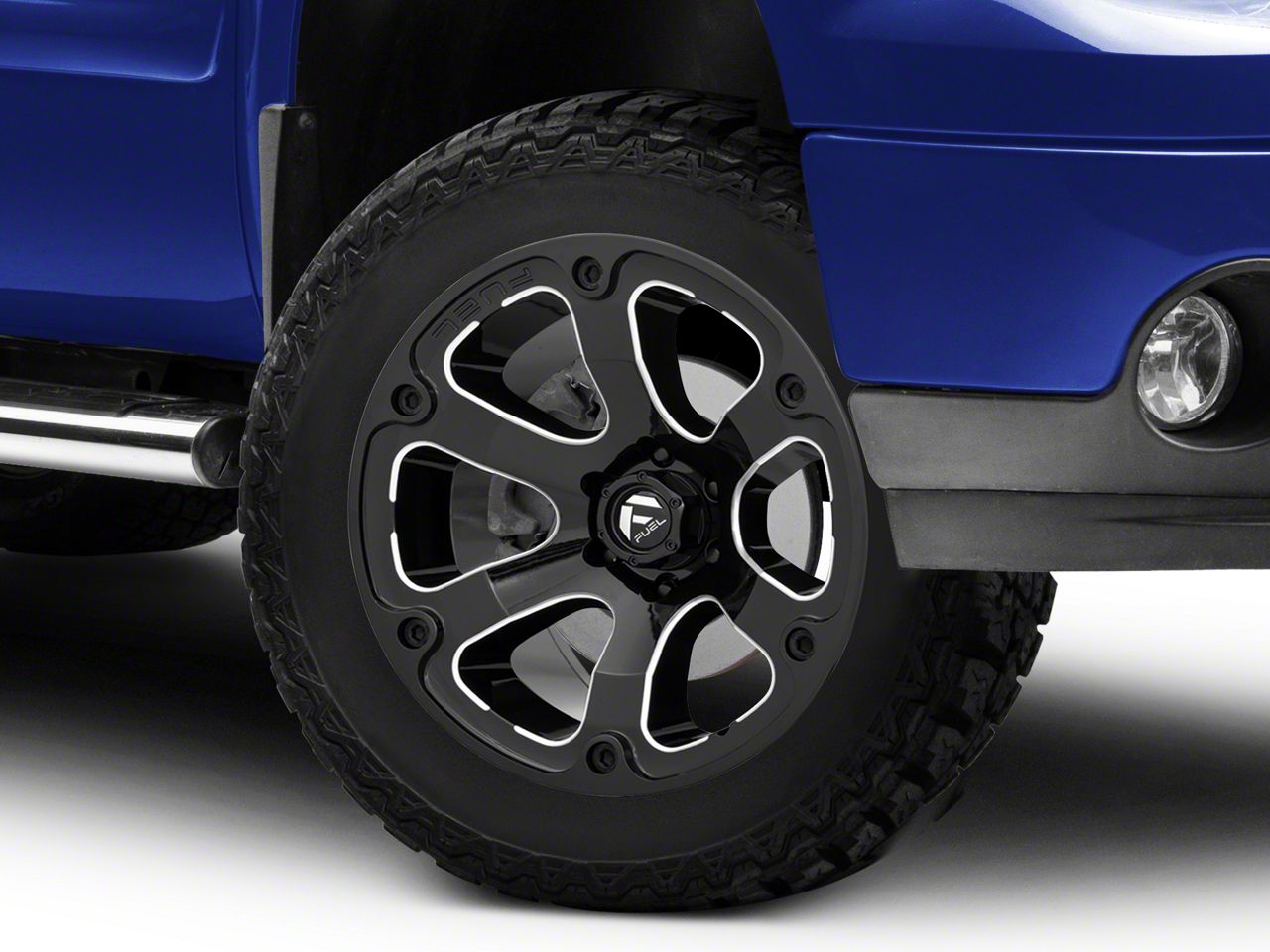 Mayhem Wheels Sierra 1500 Beast Gloss Black Milled 6-Lug Wheel; 22x10.5 ...