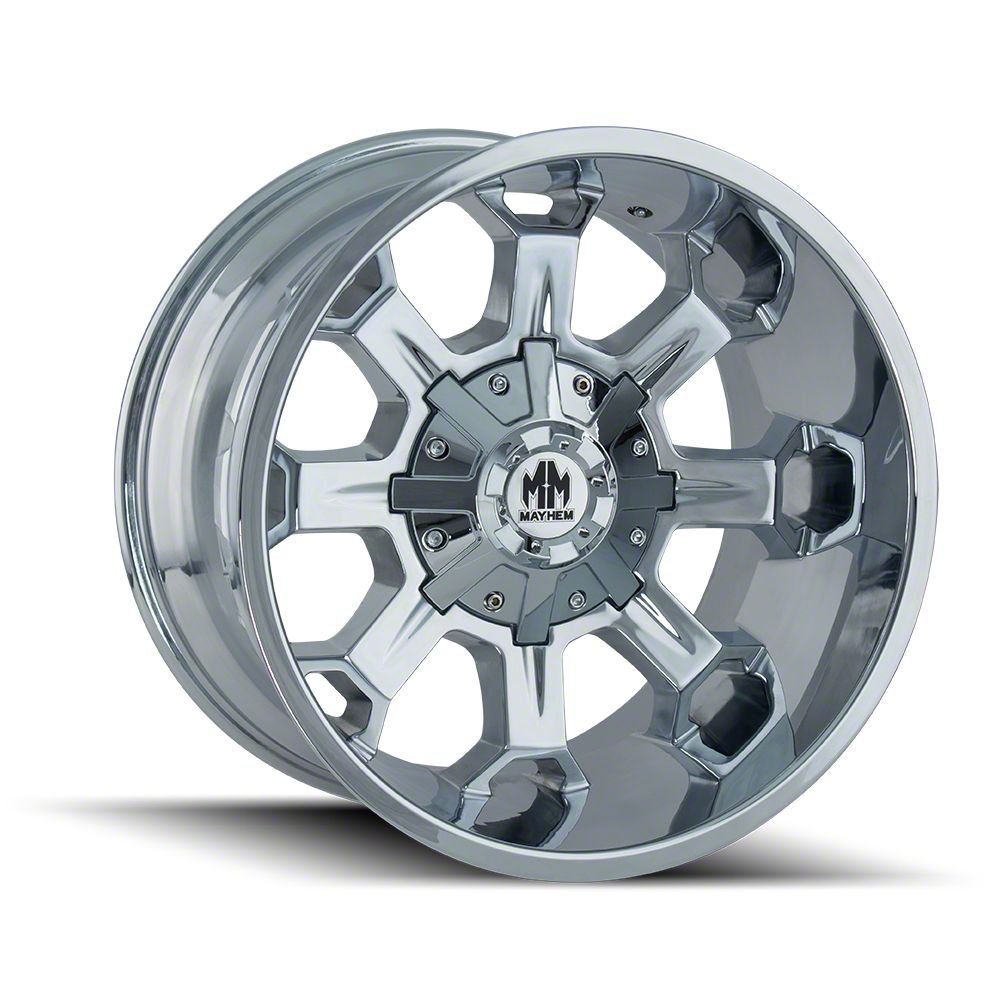 Mayhem Wheels Tahoe Combat Chrome 6-Lug Wheel; 17x9; -12mm Offset 8105 ...