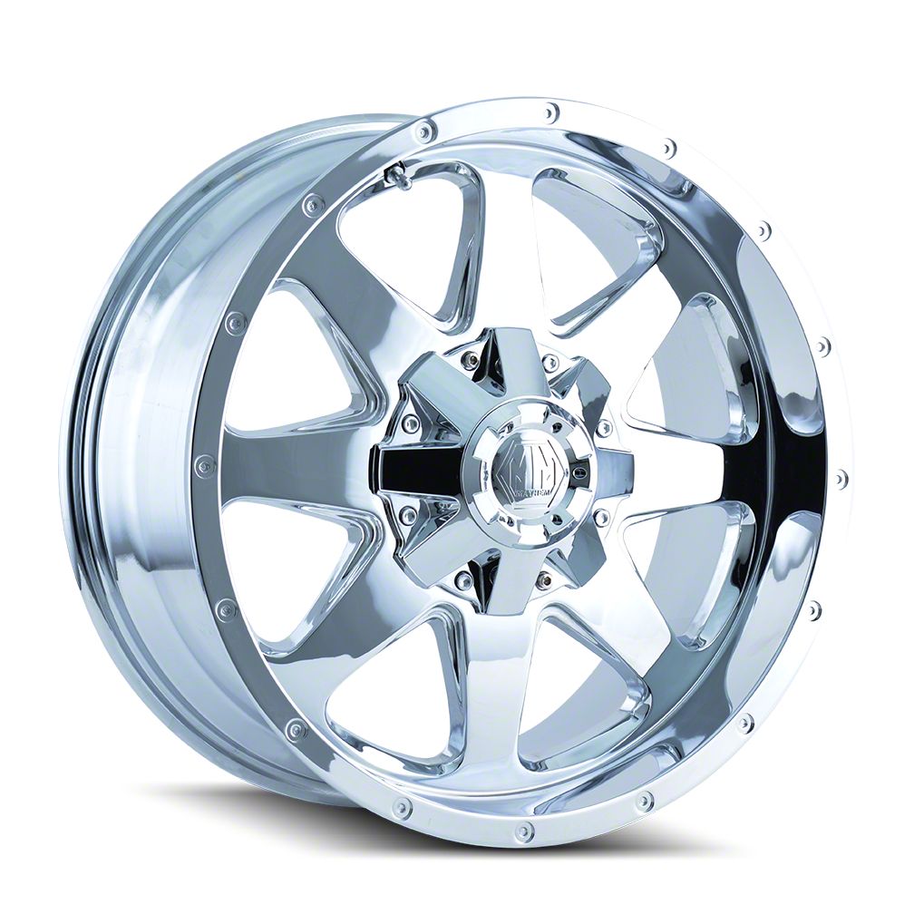 Mayhem Wheels Tahoe Tank Chrome 6-Lug Wheel; 17x9; -12mm Offset 8040 ...