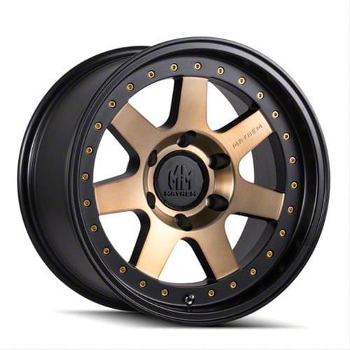 Mayhem Wheels Tahoe Prodigy Matte Black with Bronze Tint 6-Lug Wheel ...