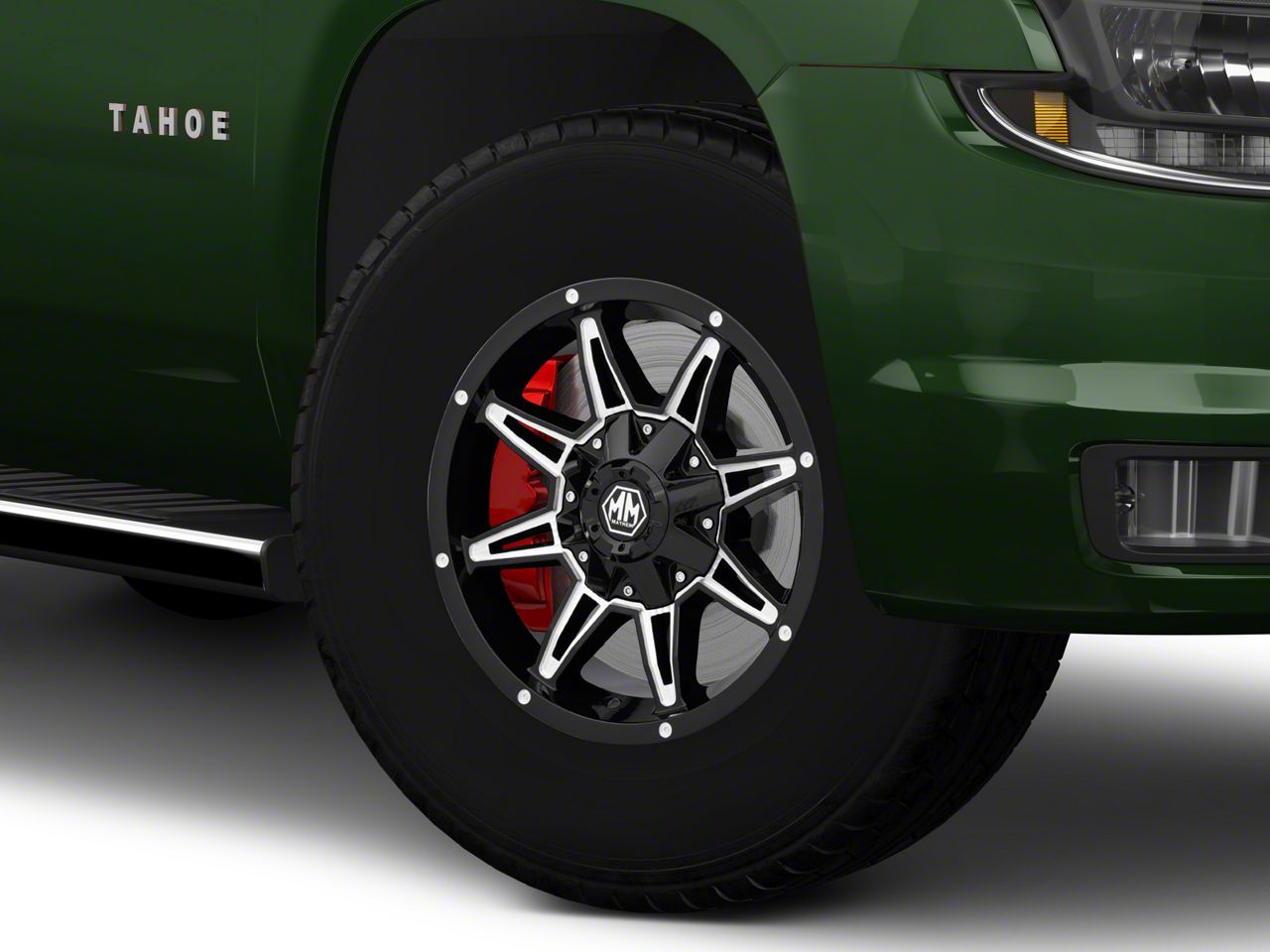 Mayhem Wheels Tahoe Rampage Black Milled 6-Lug Wheel; 17x9; 18mm Offset ...