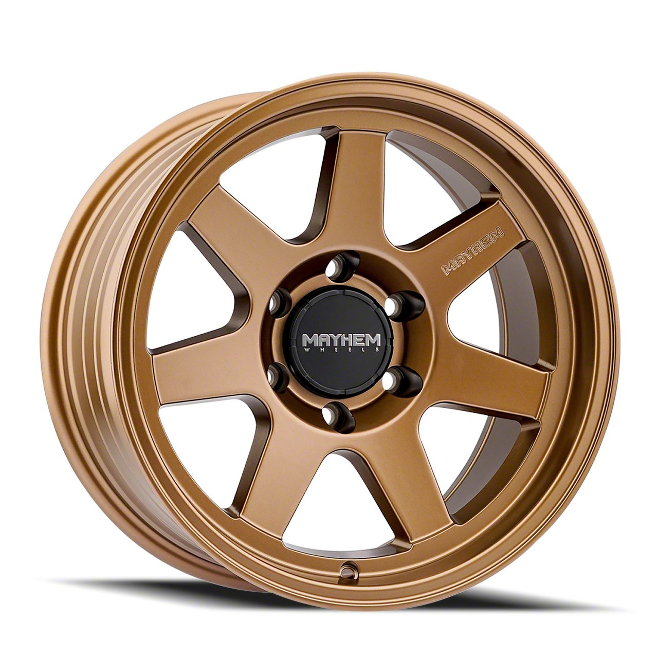 Mayhem Wheels Ranger Convoy Satin Bronze 6-Lug Wheel; 17x9; -6mm Offset ...