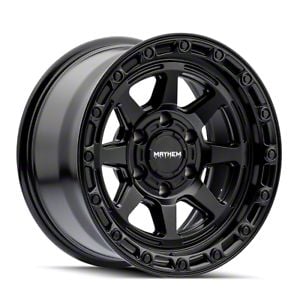 Mayhem Wheels Ranger Ridgeline Satin Black 6-Lug Wheel; 17x8.5; 6mm ...