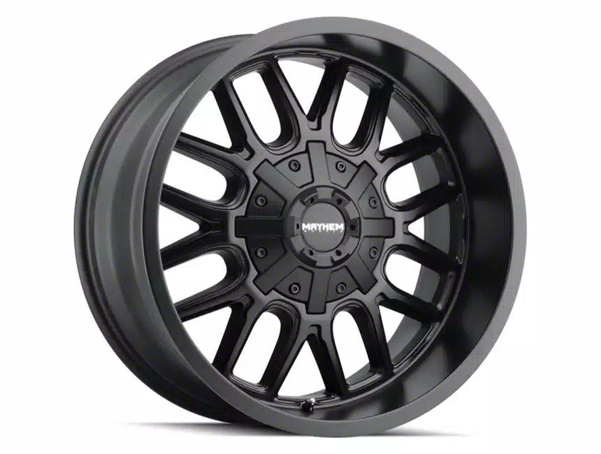 Mayhem Wheels Silverado 1500 Cogent Matte Black 6-Lug Wheel; 17x9; 13mm ...
