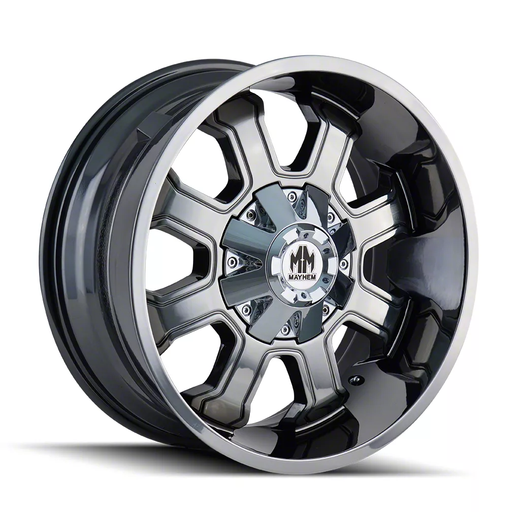 Mayhem Wheels RAM 1500 Fierce Chrome 8-Lug Wheel; 20x9; 0mm Offset 8103 ...