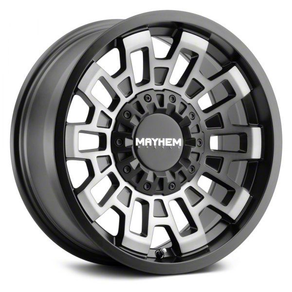 Mayhem Wheels Ranger Cortex Matte Black with Dark Tint 6-Lug Wheel ...