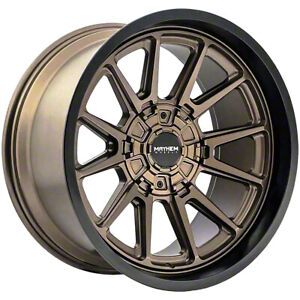 Mayhem Wheels Silverado 1500 Intrepid Matte Bronze 6-Lug Wheel; 18x9 ...