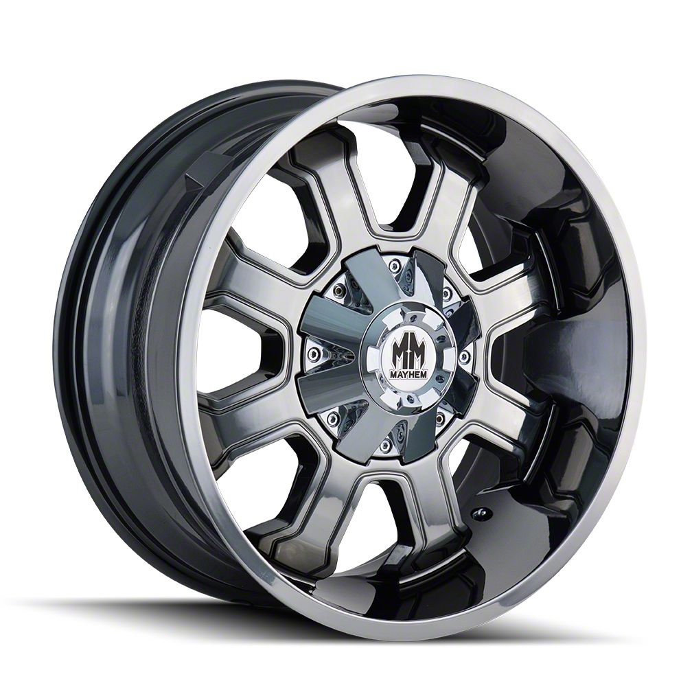 Mayhem Wheels Silverado 2500 Fierce Chrome 8-Lug Wheel; 20x9; 0mm ...