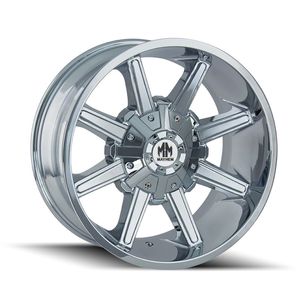 Mayhem Wheels Yukon Arsenal Chrome 6-Lug Wheel; 17x9; 18mm Offset 8104 ...