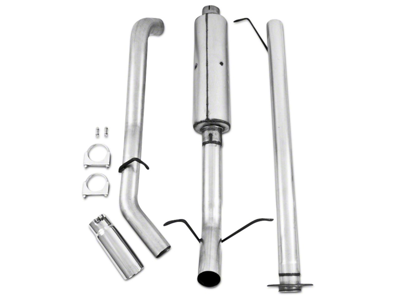MBRP Silverado 3 in. Installer Series Single Exhaust System - Side Exit ...