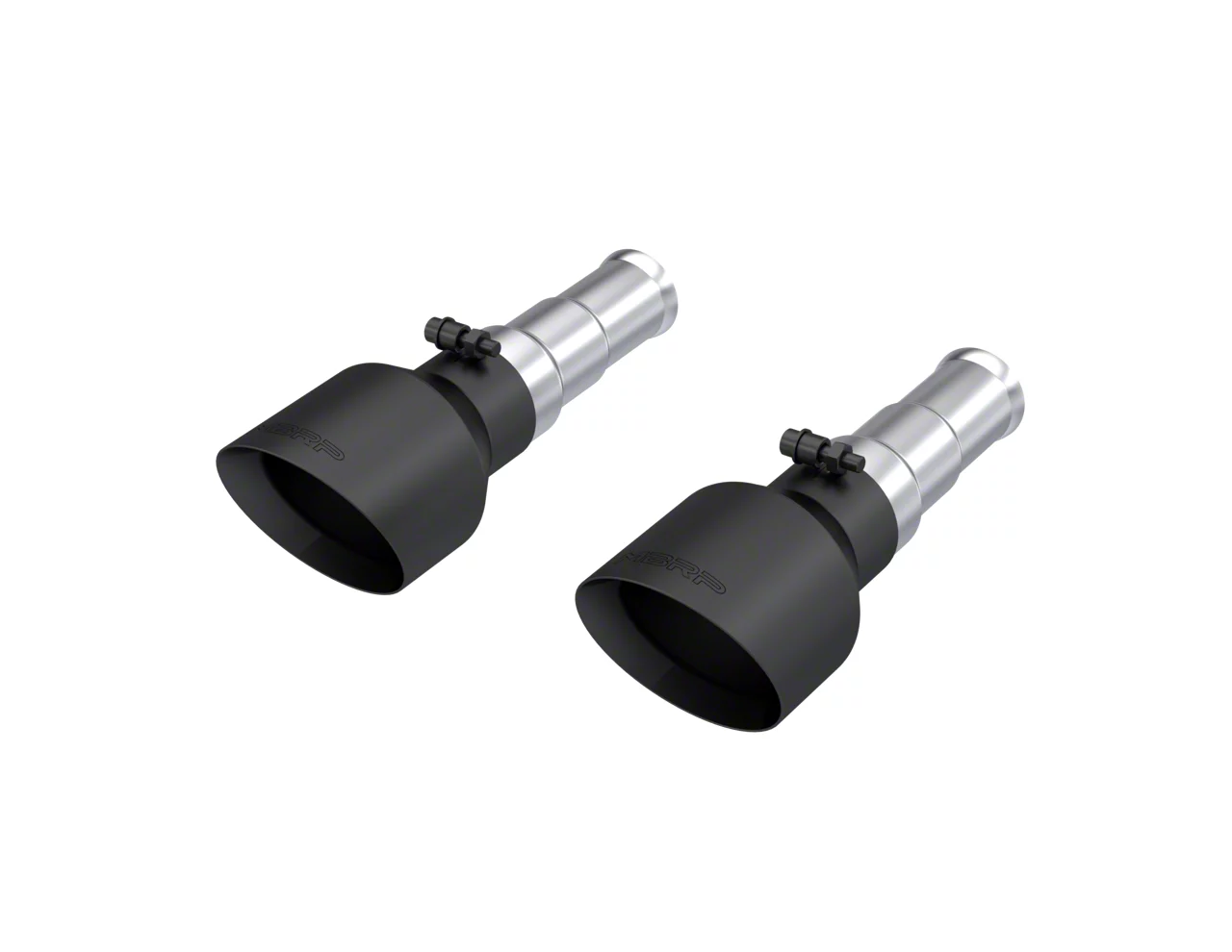 MBRP RAM 1500 5-Inch Round Exhaust Tips; Black Stainless Steel T5199BLK ...
