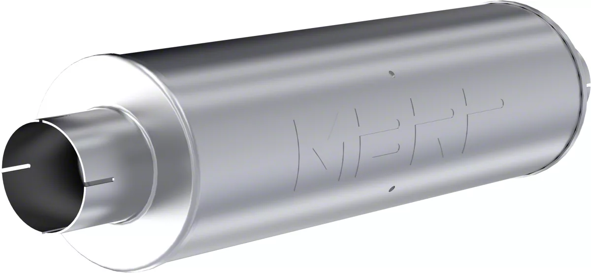 MBRP RAM 1500 Armor Lite High Flow Center/Center Muffler; 3-Inch Inlet ...