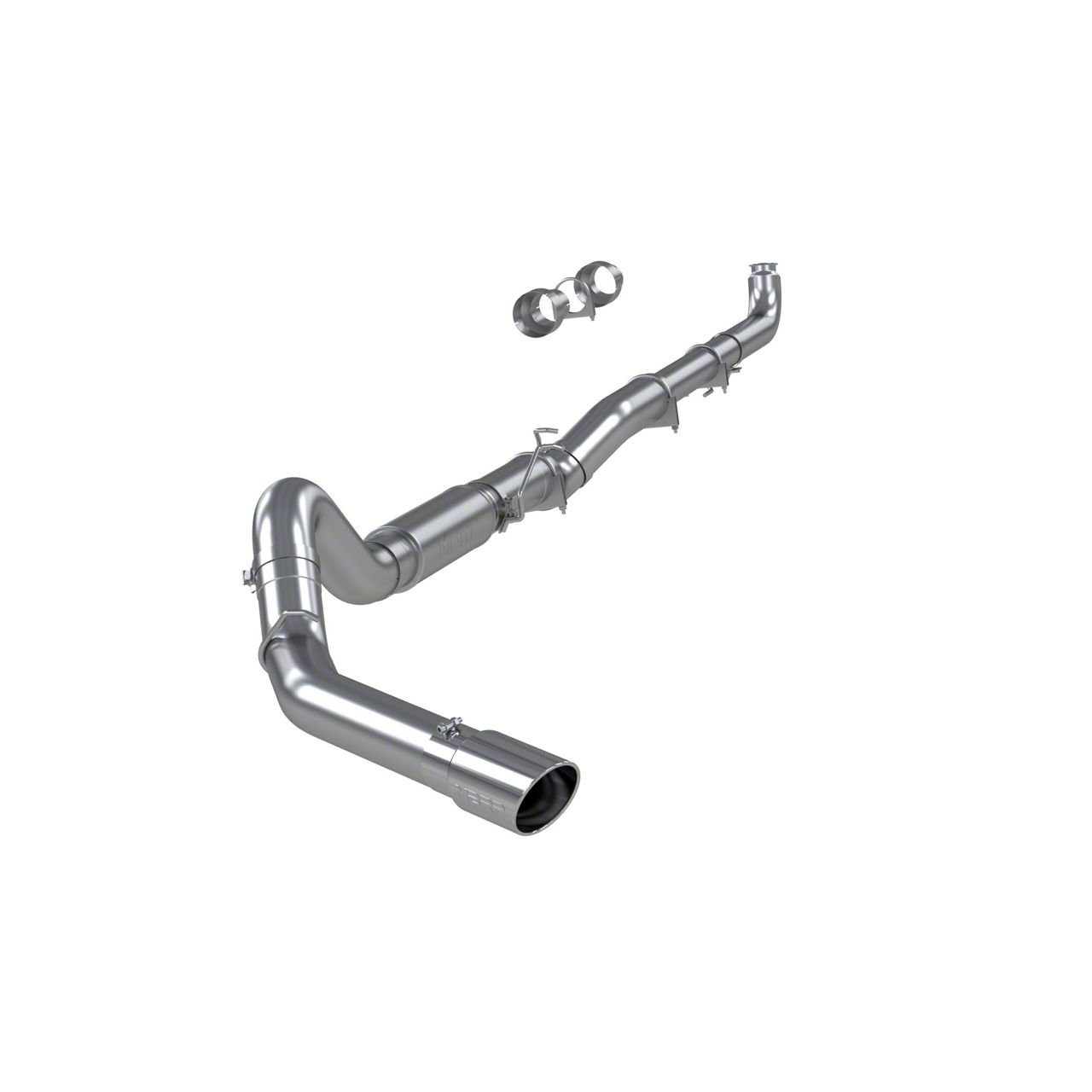 MBRP Sierra 2500 5-Inch Armor Plus Single Exhaust System; Side Exit ...