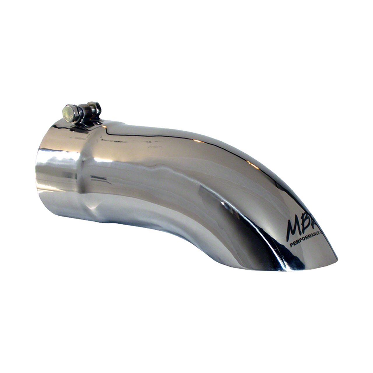 MBRP Silverado 1500 4-Inch Polished Turn Down Exhaust Tip; 4-Inch ...